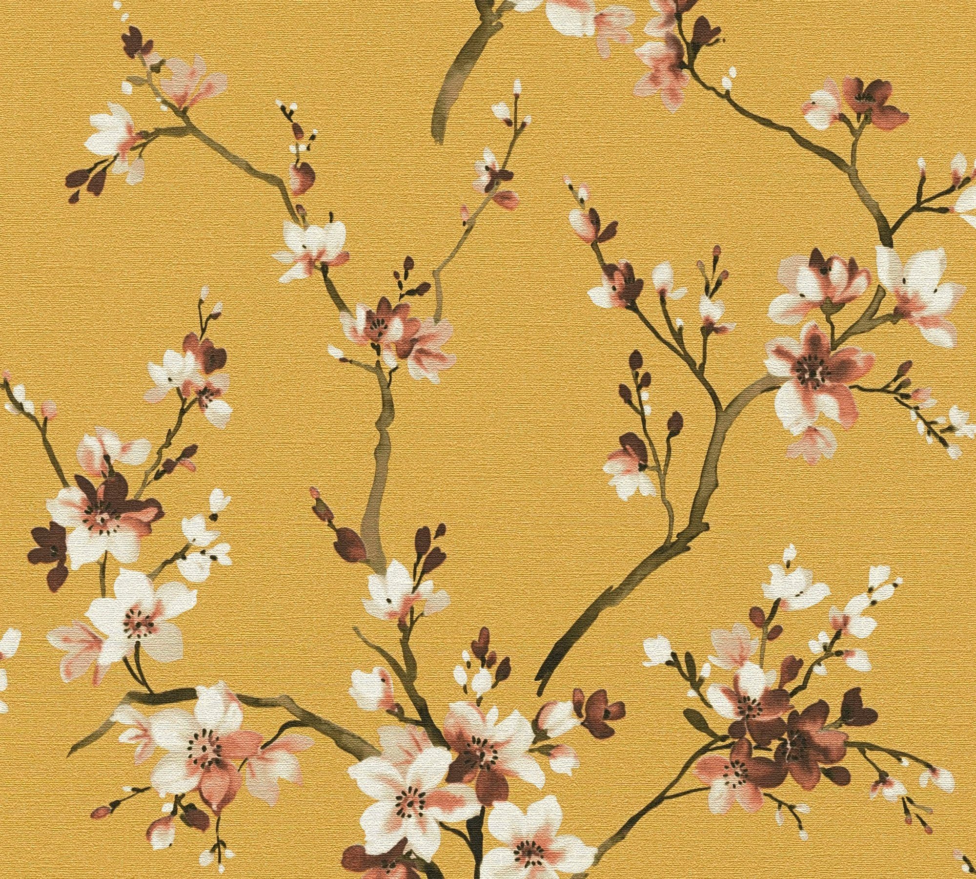 Florale gelbe Tapeten online kaufen | OTTO