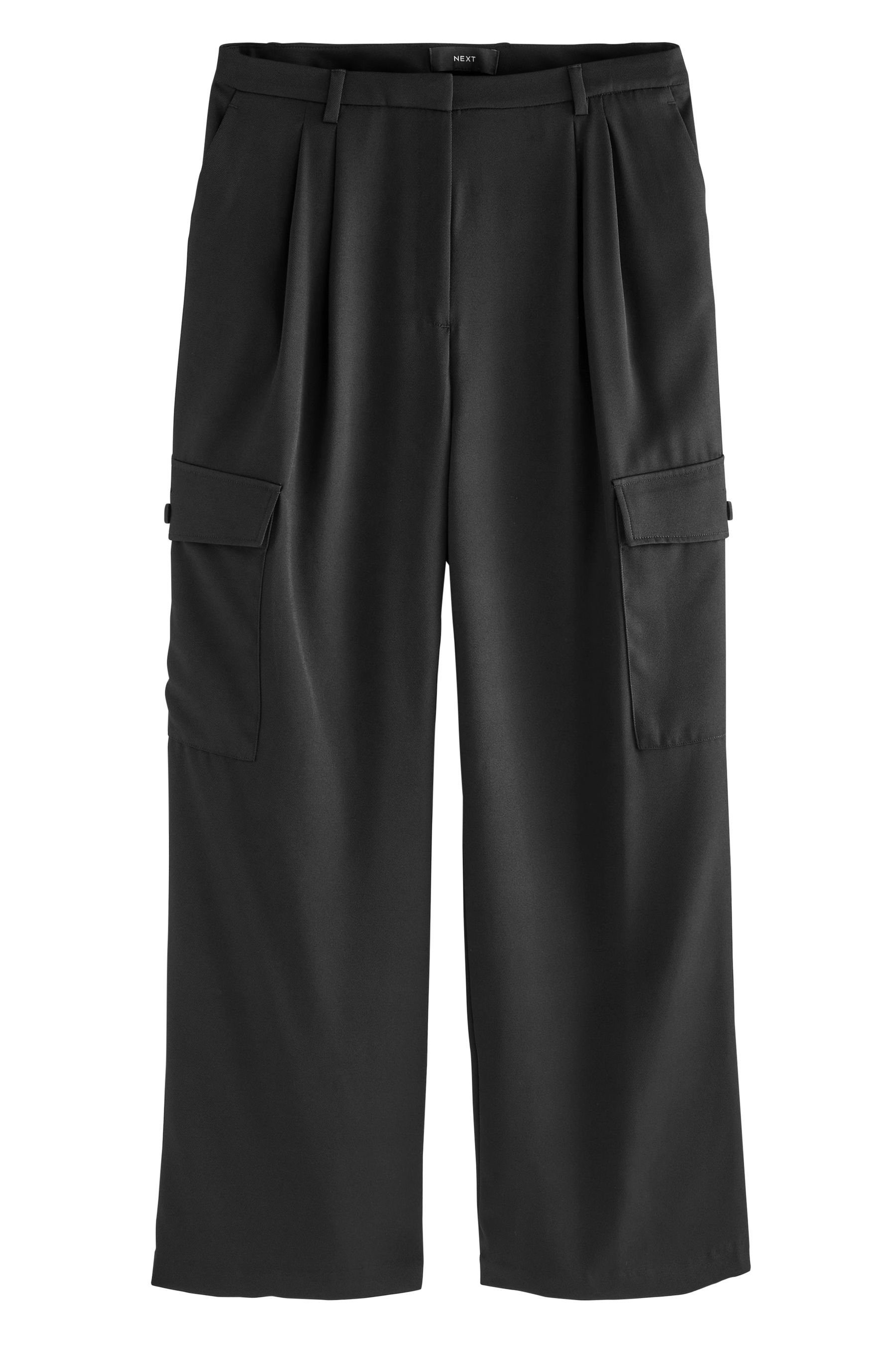 Next Cargohose Tailored Fit Hose Mit Weitem Bein Kurzgröße 1 Tlg