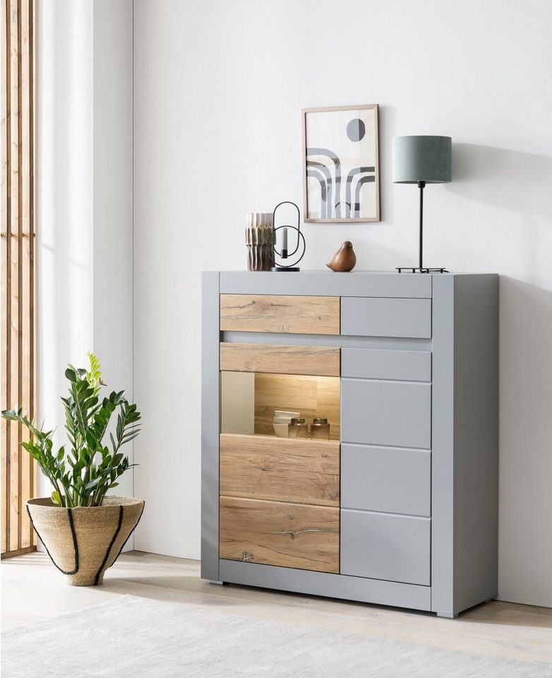 Inosign Stauraumvitrine Casablanca Soft Close Höhe 113 Cm