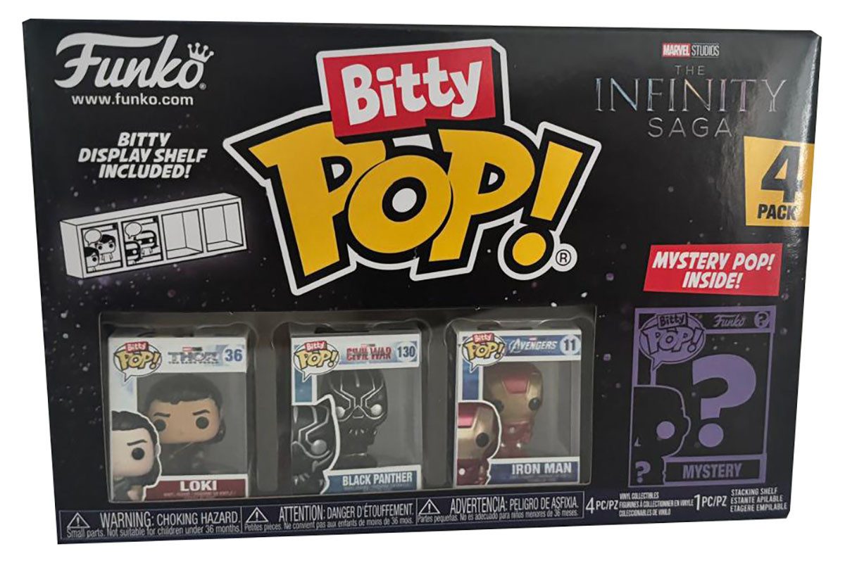 Funko Sammelfigur Bitty POP Marvel The Infinity Saga Loki, Spielzeugfigur