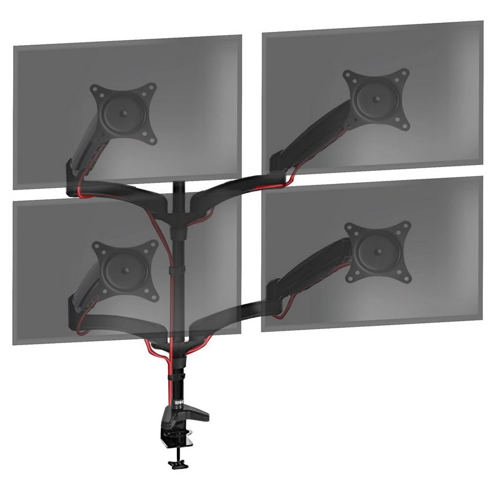 Duronic Monitorständer Dm554 Monitorarm Gefederte Monitor Halterung