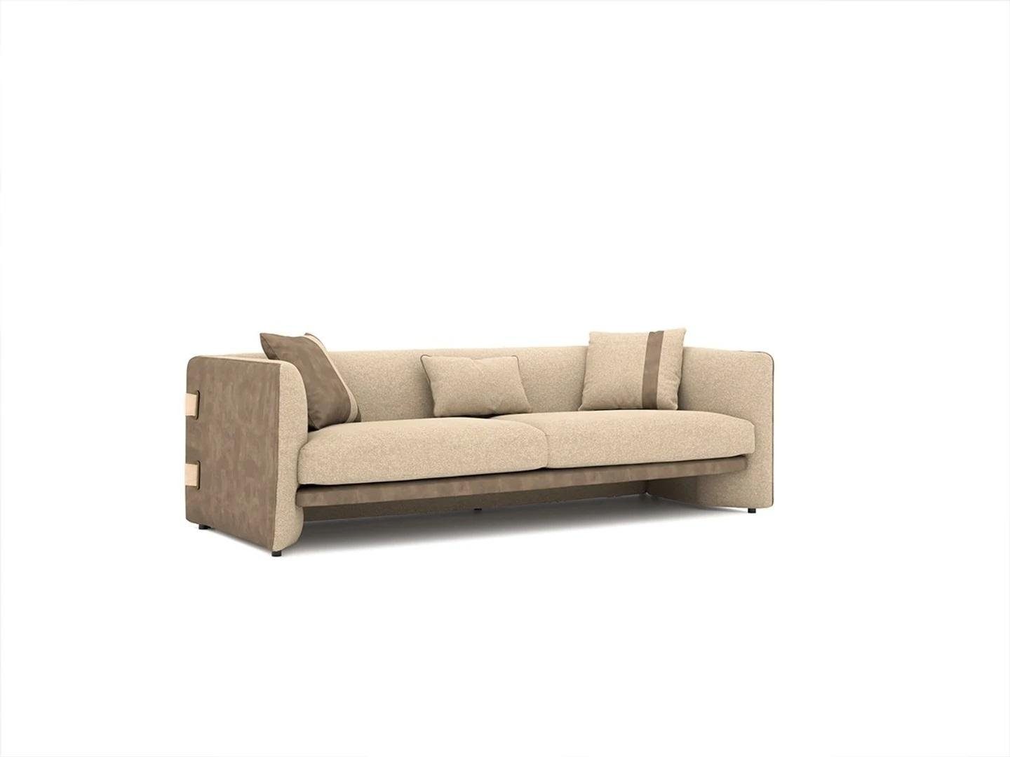 Jvmoebel 3 Sitzer Beige Luxus Modern Desing Dreisitzer Sofa Wohnzimmer