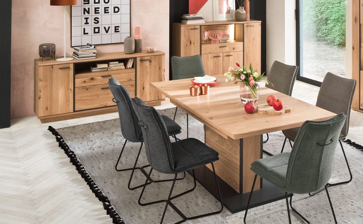 Expendio Wohnzimmer Set Conor 41 Spar Set 3 St Asteiche Bianco