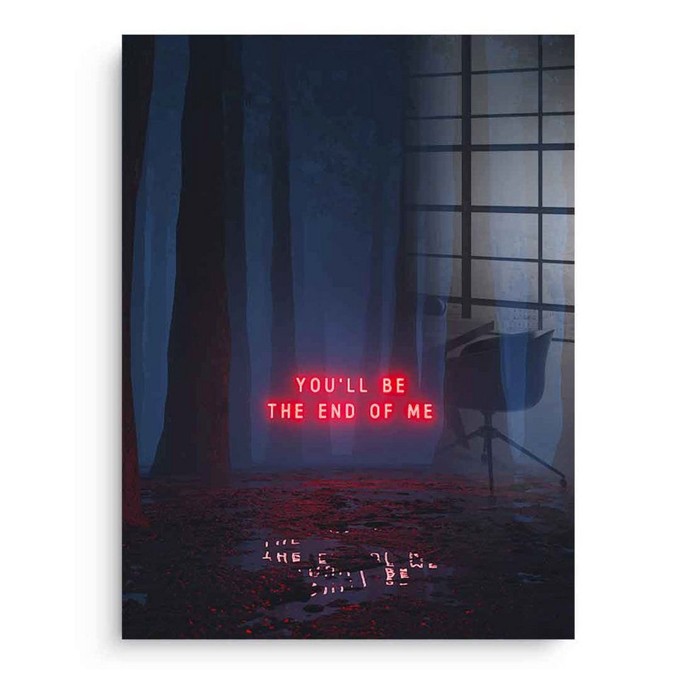 Dotcomcanvas® Acrylglasbild Thoughts Acrylglas Acrylglasbild