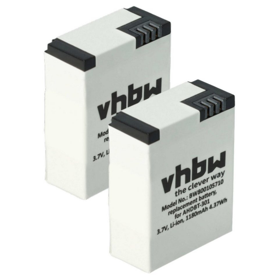 vhbw passend für GoPro Hero 3 III, 3 III CHDHX-301, 3 III Black Edition ... vhbw passend für GoPro Hero 3 III, 3 III CHDHX-301, 3 III Black Edition ...