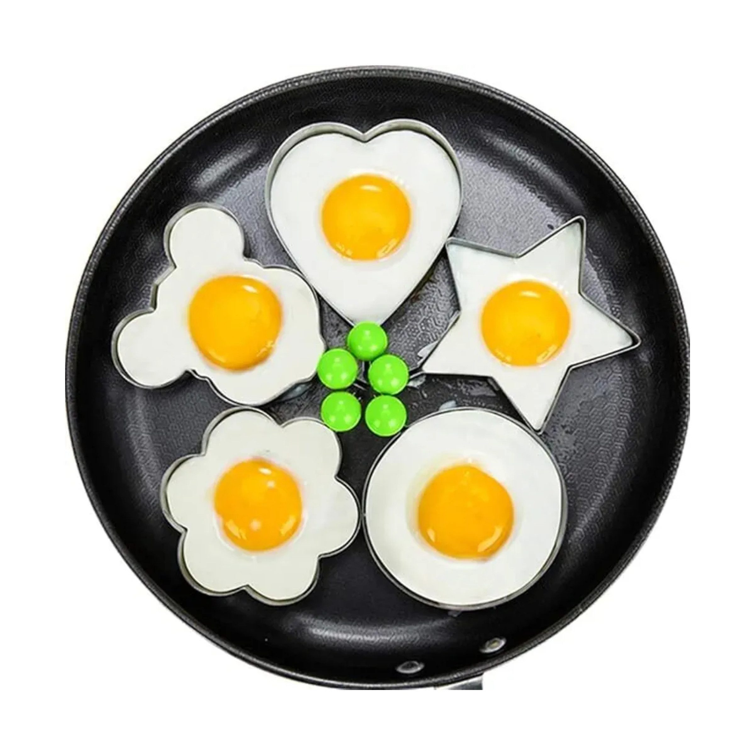 Welikera Herzkuchenform 5 Stück Omelett Mold aus Edelstahl,Ei Rings ...