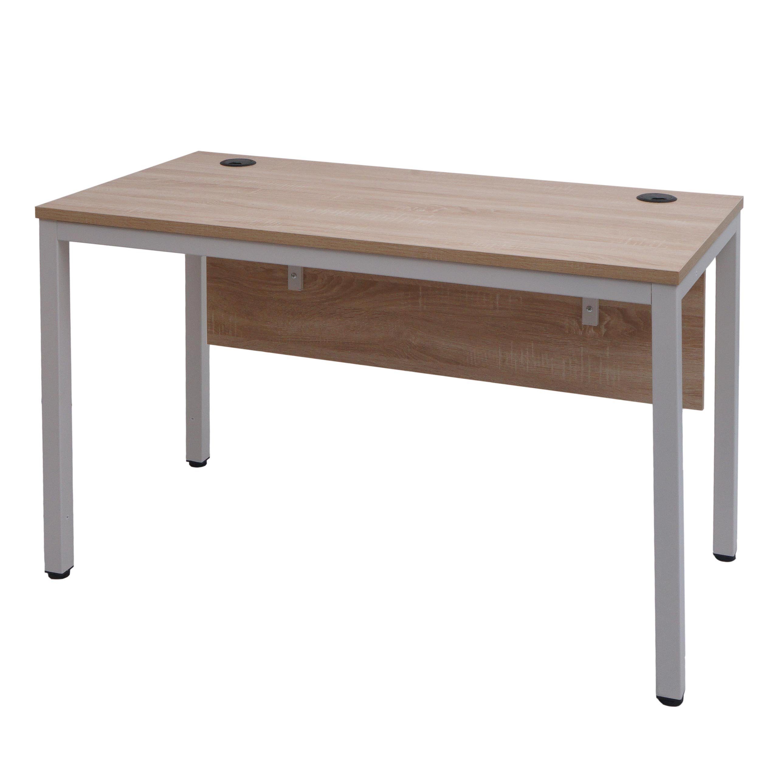 Mcw Schreibtisch Mcw E94 Zwei Anpassbare Kabelkanäle Melaminbeschichtet