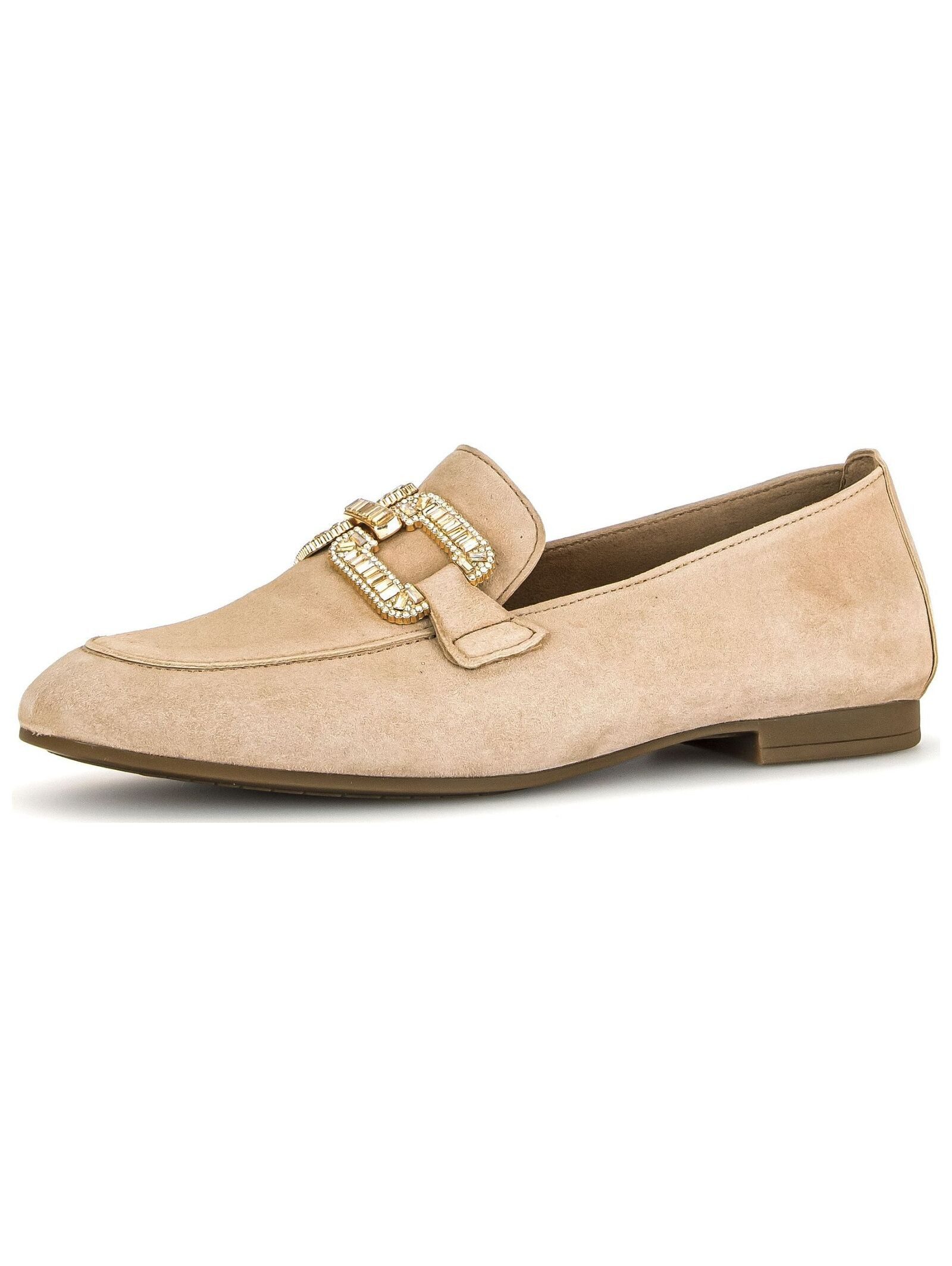 Gabor Slipper Veloursleder Slipper, Absatzhöhe: 2 cm