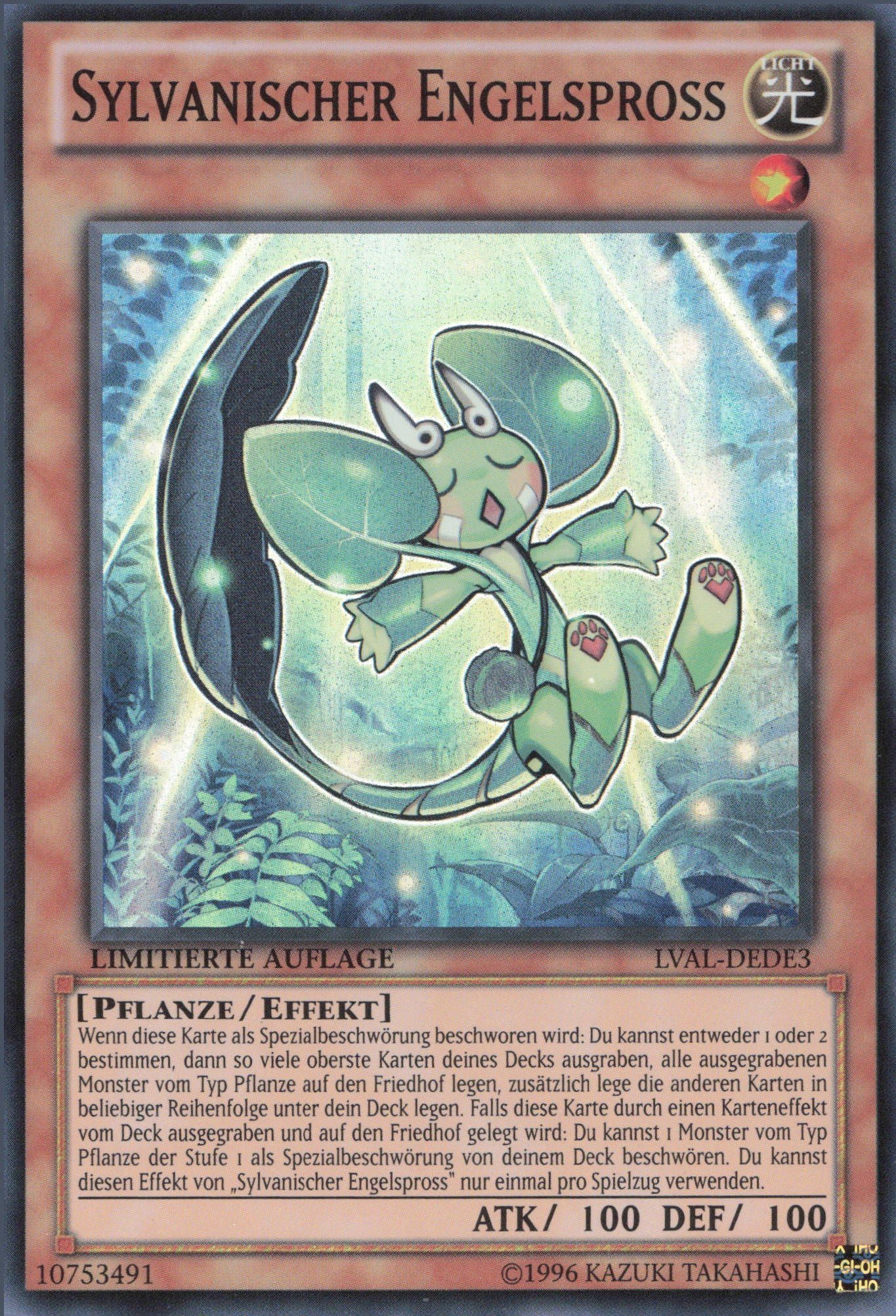 Recollectibles Sammelkarte Yugioh Karte Sylvanischer Engelsspross Yu