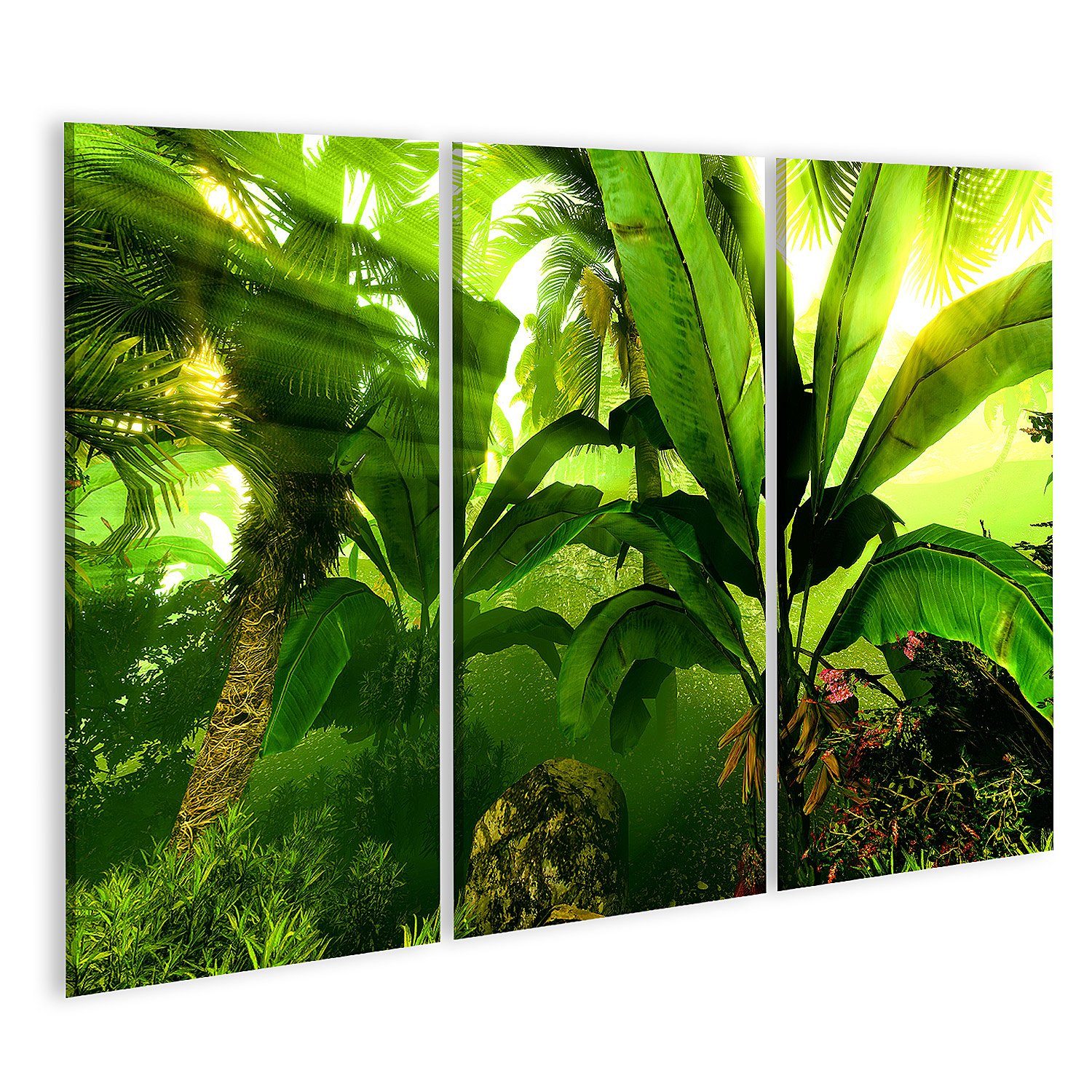 Islandburner Leinwandbild Bild Auf Leinwand Morgen Nebel In Dichten