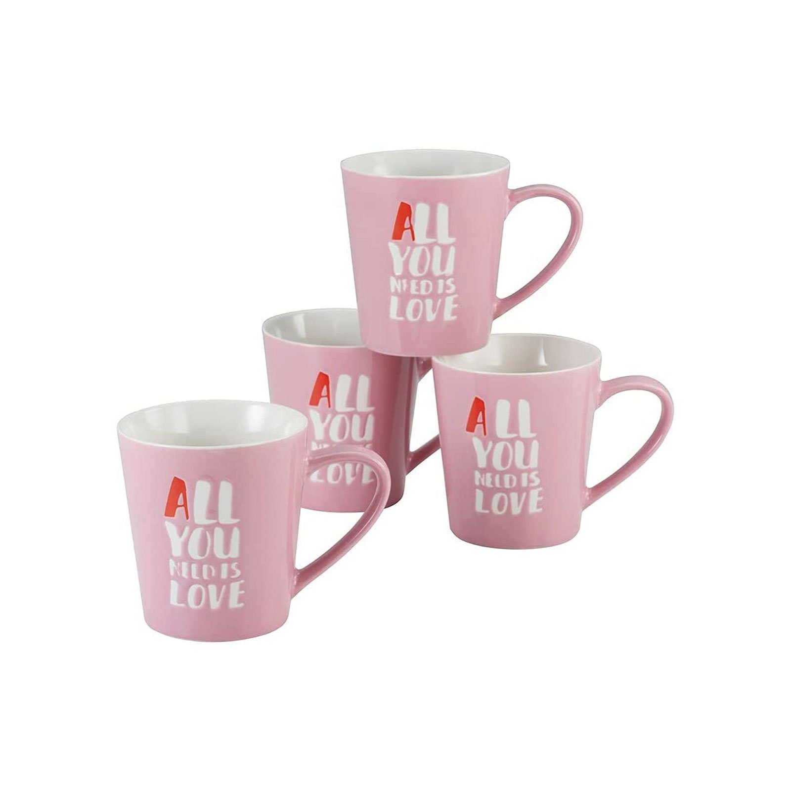 Creatable Becher Kaffeebecher All You Need Is Love 420 Ml Steinzeug