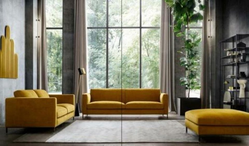 Jvmoebel Wohnzimmer Set Designer Couch Polster Sitz Garnitur Sofa
