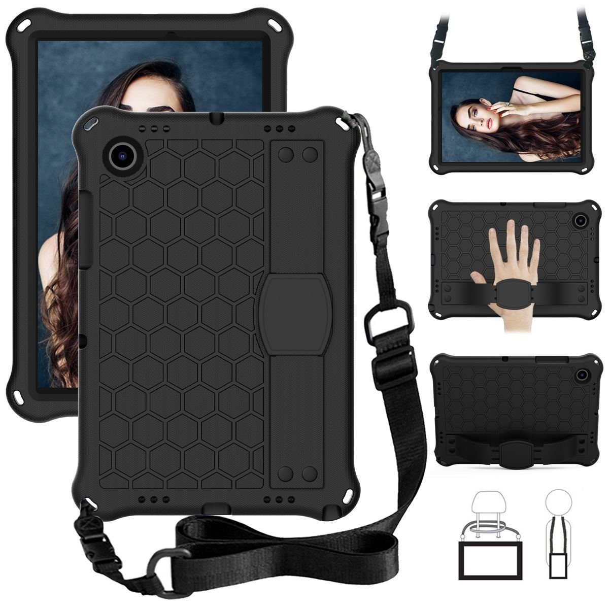 Wigento Tablet Hülle Für Samsung Galaxy Tab A8 105 2021 X200 X205