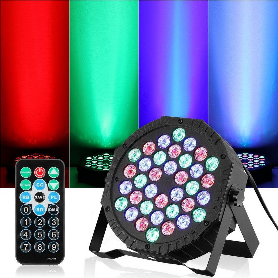 Letgospt Led Discolicht 14x 36w Discolicht 360° Rotierende Rgb Dmx512