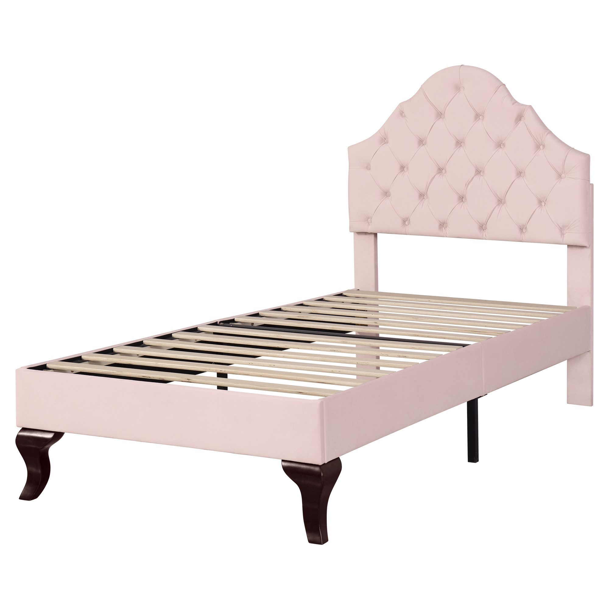 Blingbin Einzelbett Polsterbett 90x200cm Jugendbett 1er Ser 1 Tlg