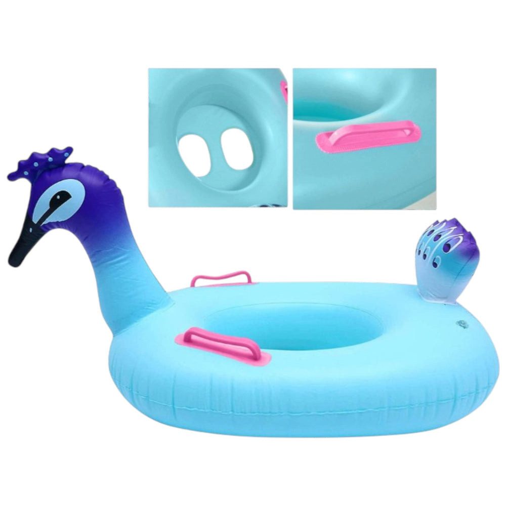 Da Meso Schwimmring Aufblasbarer Pfau Schwimmring für Kinder 60 cm ...