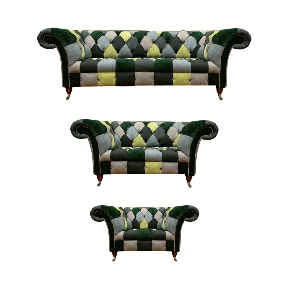 Jvmoebel Wohnzimmer Set Chesterfield Wohnzimmer Modern Polstermöbel