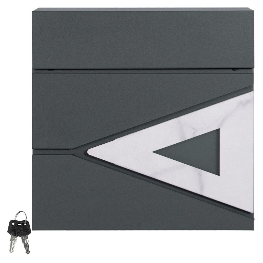 Ml Design Standbriefkasten Postkasten Mit Ständer Aus Edelstahlstahl