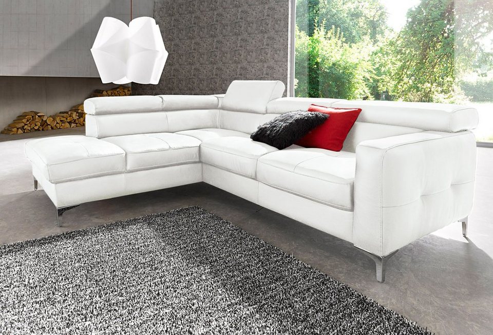 Places Of Style Ecksofa Wahlweise Mit Bettfunktion Bezugsqualität