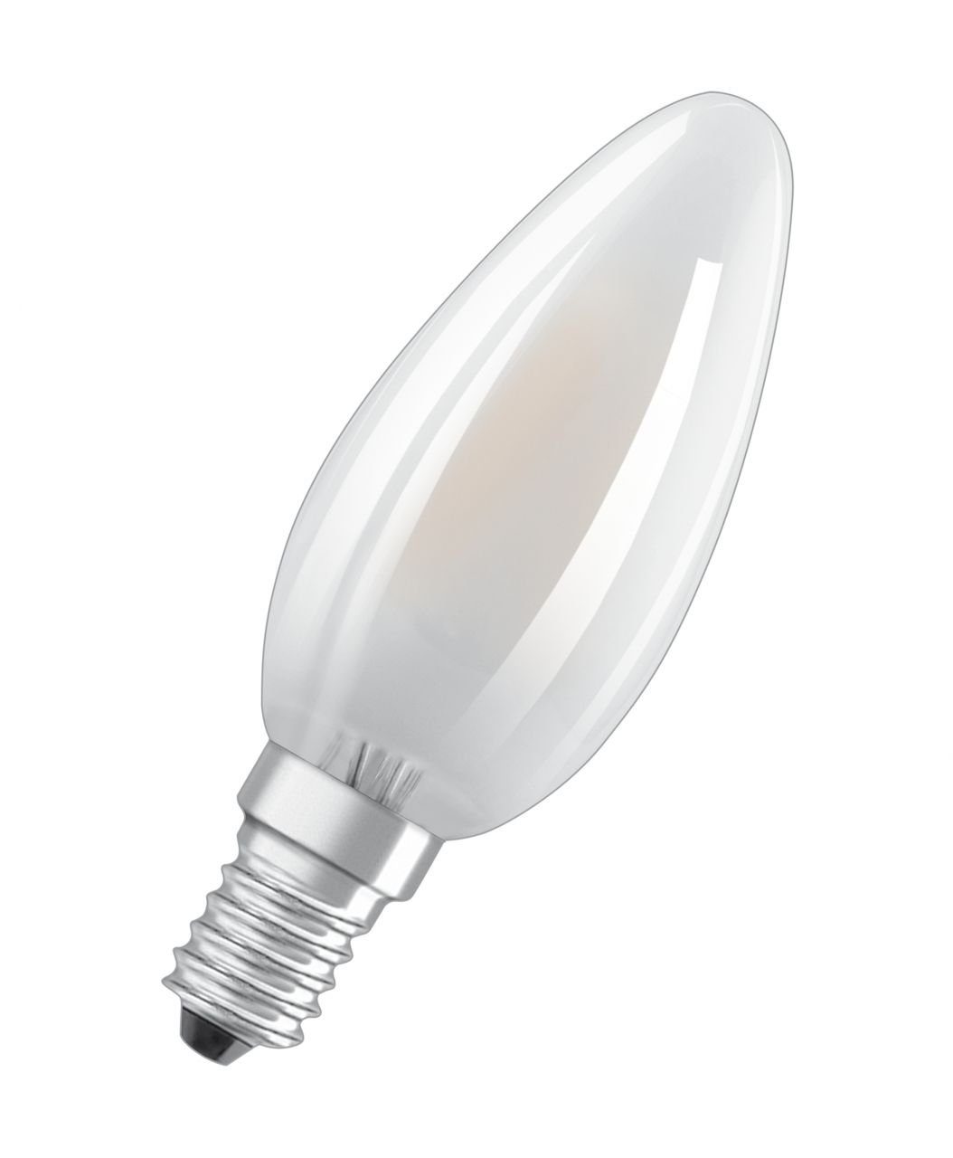 Osram LED-Leuchtmittel Osram LED Kerzenlampe Base Classic B40 E14 4W 5er, Nicht dimmbar nicht ...