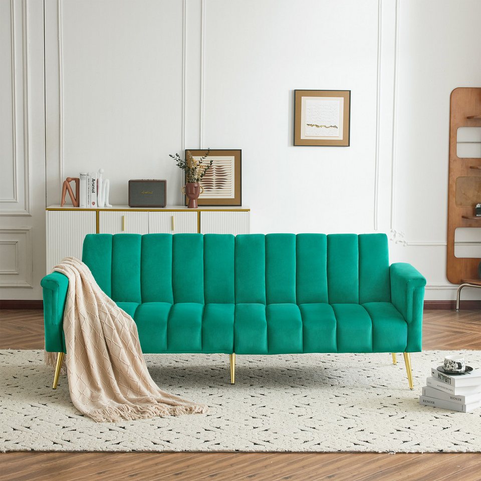 Okwish Schlafsofa Klappbares Schlafsofafunktionsbettmit Hilfsfüßen