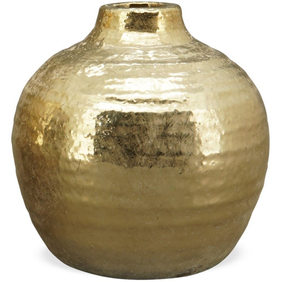 Matches21 Home And Hobby Blumentopf Blumenvase Vase Bauchig Dekovase