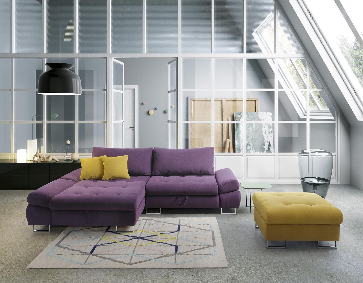 Xlmoebel Ecksofa Neu Moderne Design Sofas Ecksofa in L-Form aus Stoff ...