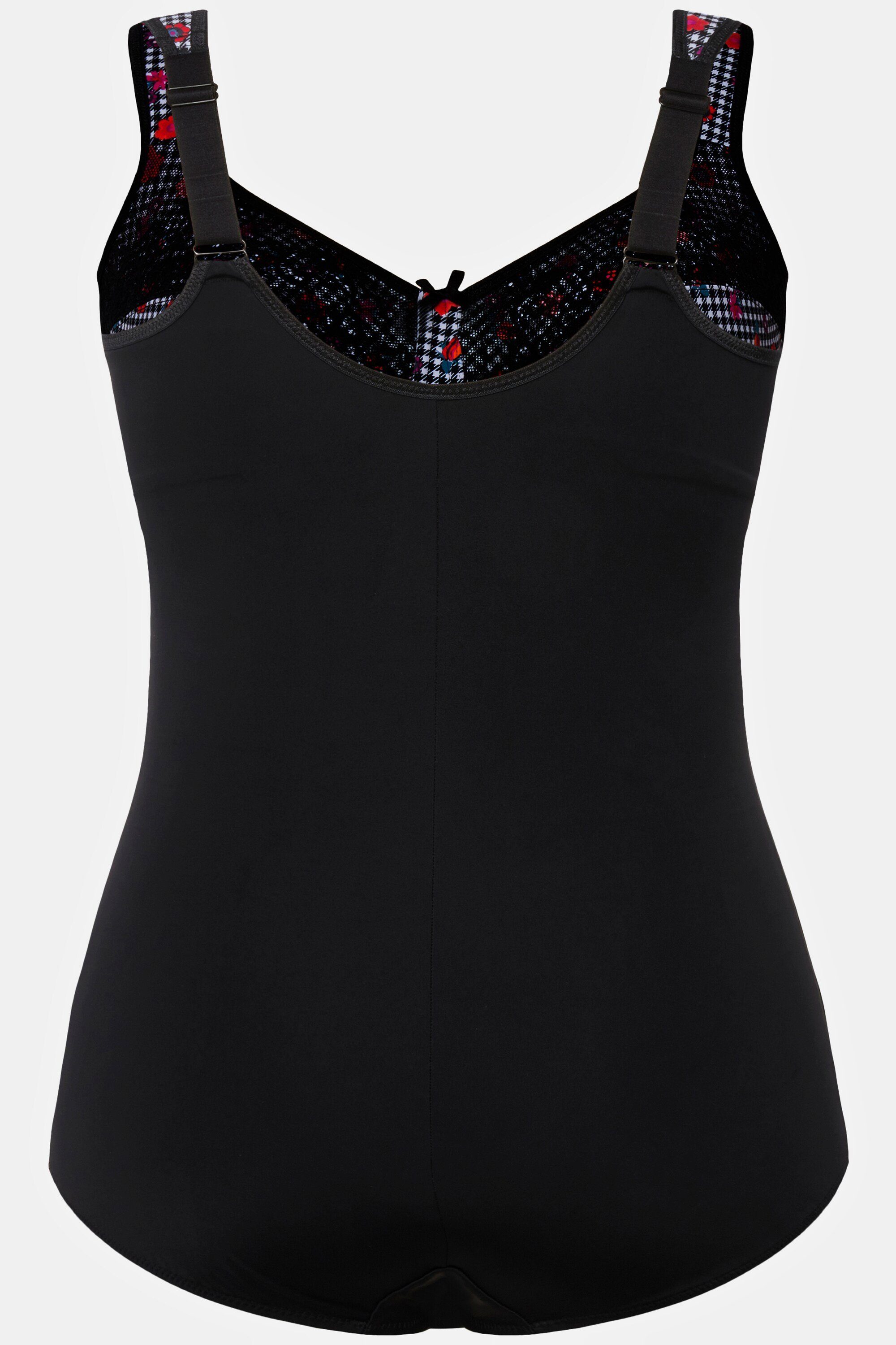 Ulla Popken Body Shaping-Body Hahnentrittmuster Spitze Cup C - D