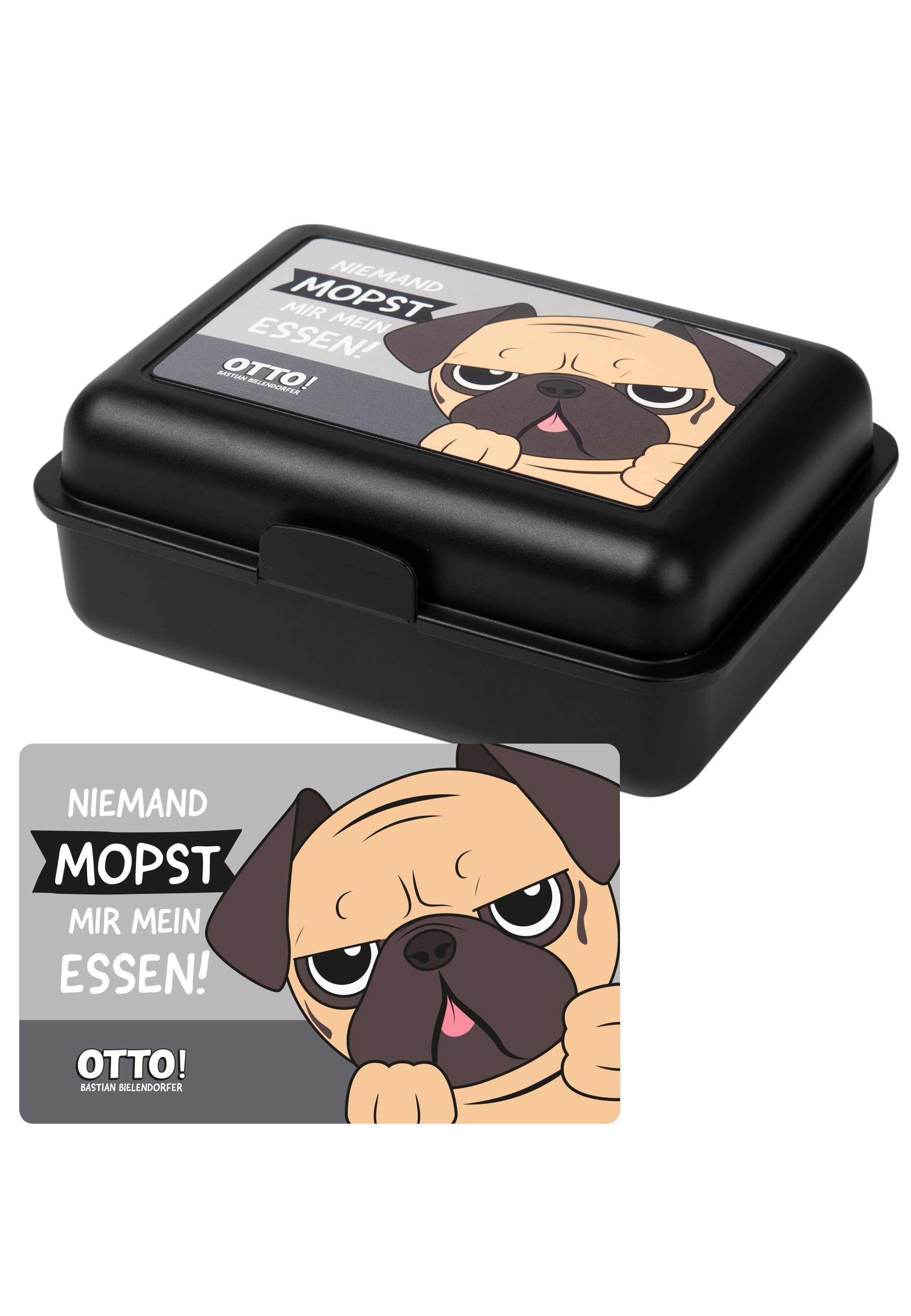 United Labels® Lunchbox Bastian Bielendorfer Otto Mops Kunststoff