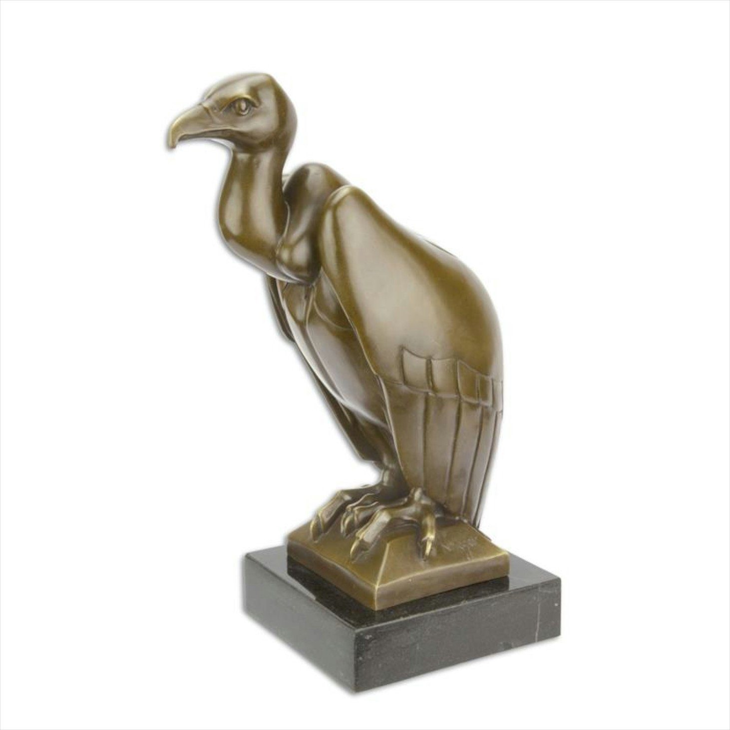 Moritz Skulptur Geier Aasgeier Knochengeier Bronzefiguren Bronze