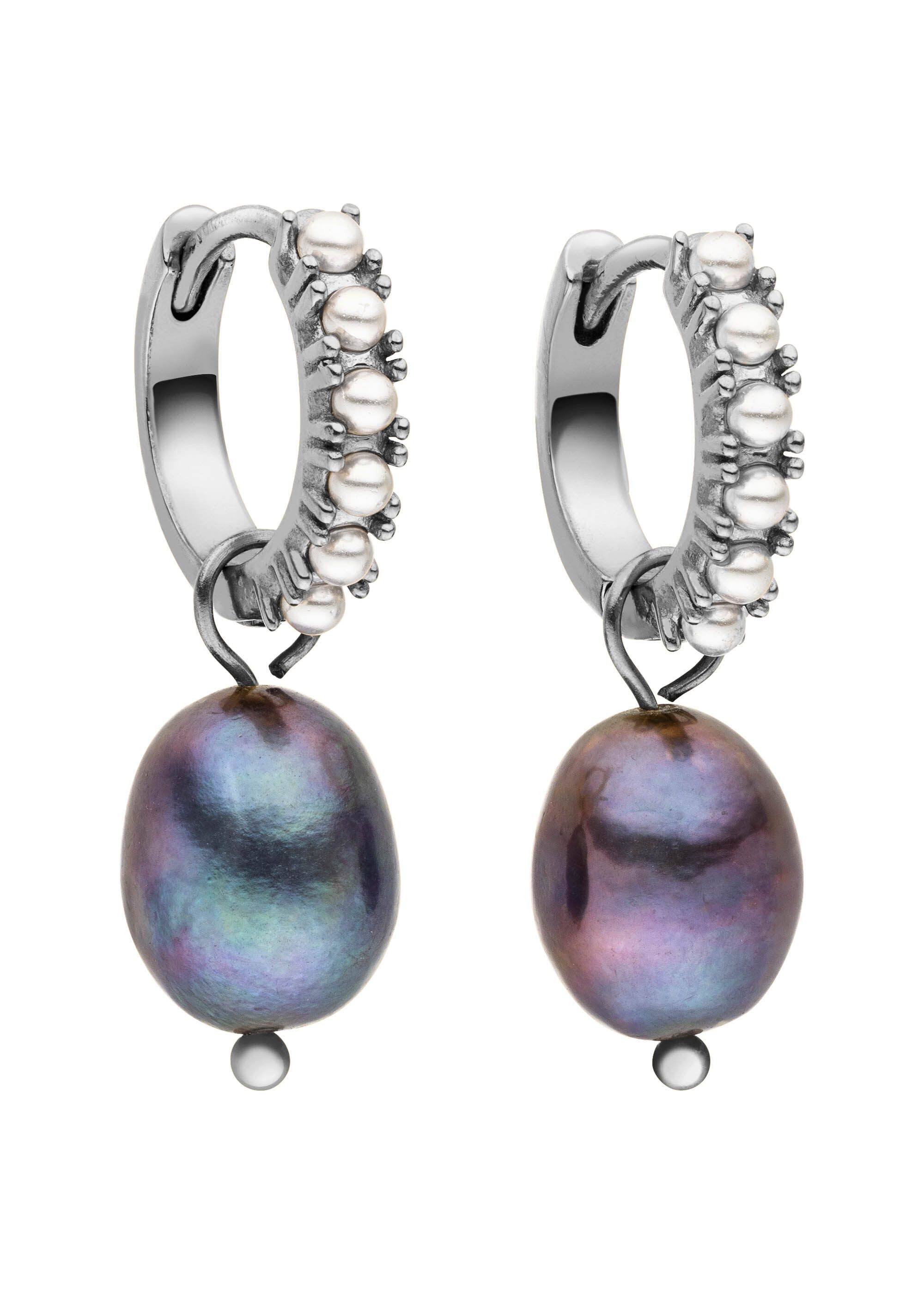 Purelei Paar Creolen Pearly, mit Perlen