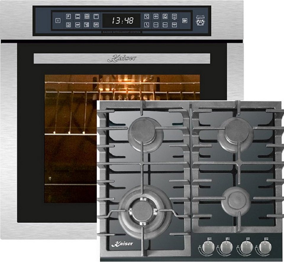 Kaiser Küchengeräte Gasherd Set Eh 6306 R Kcg 6383 Einbaubackofen