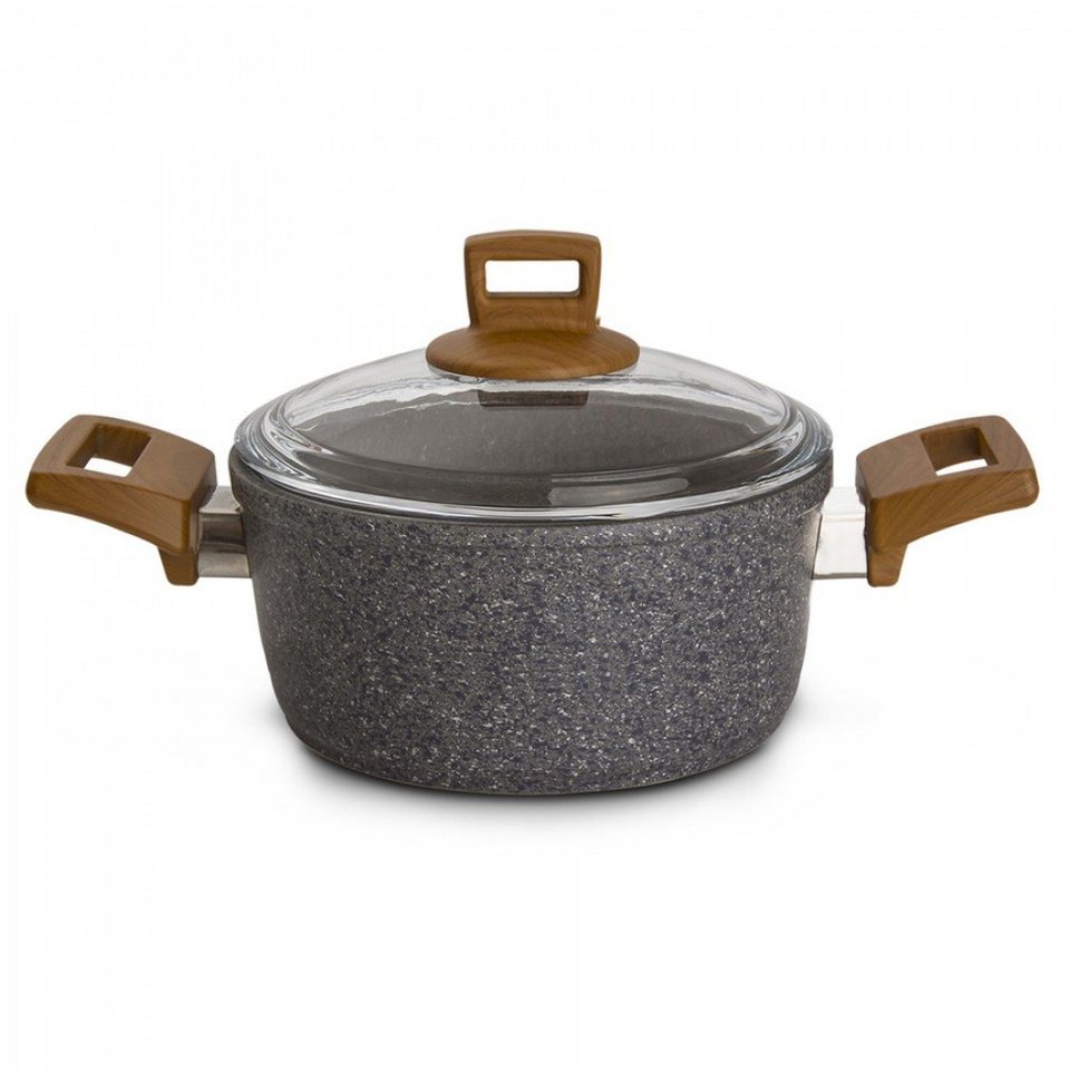 Karaca Kochtopf Karaca Silver Stone Bio Granit 24 Cm Topf