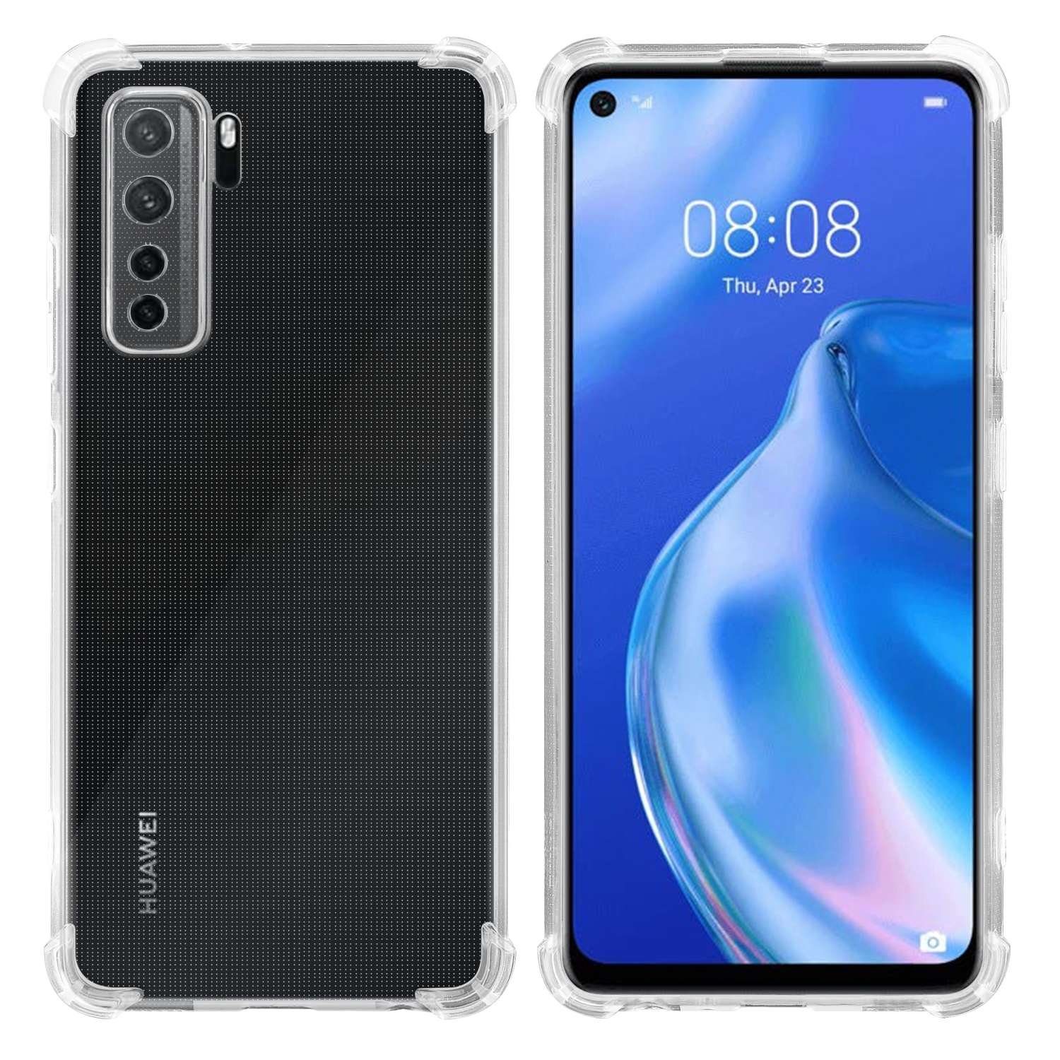 Cadorabo Handyhülle Huawei P40 LITE 5G / NOVA 7 SE Huawei P40 LITE 5G / NOVA 7 SE, Flexible TPU ...
