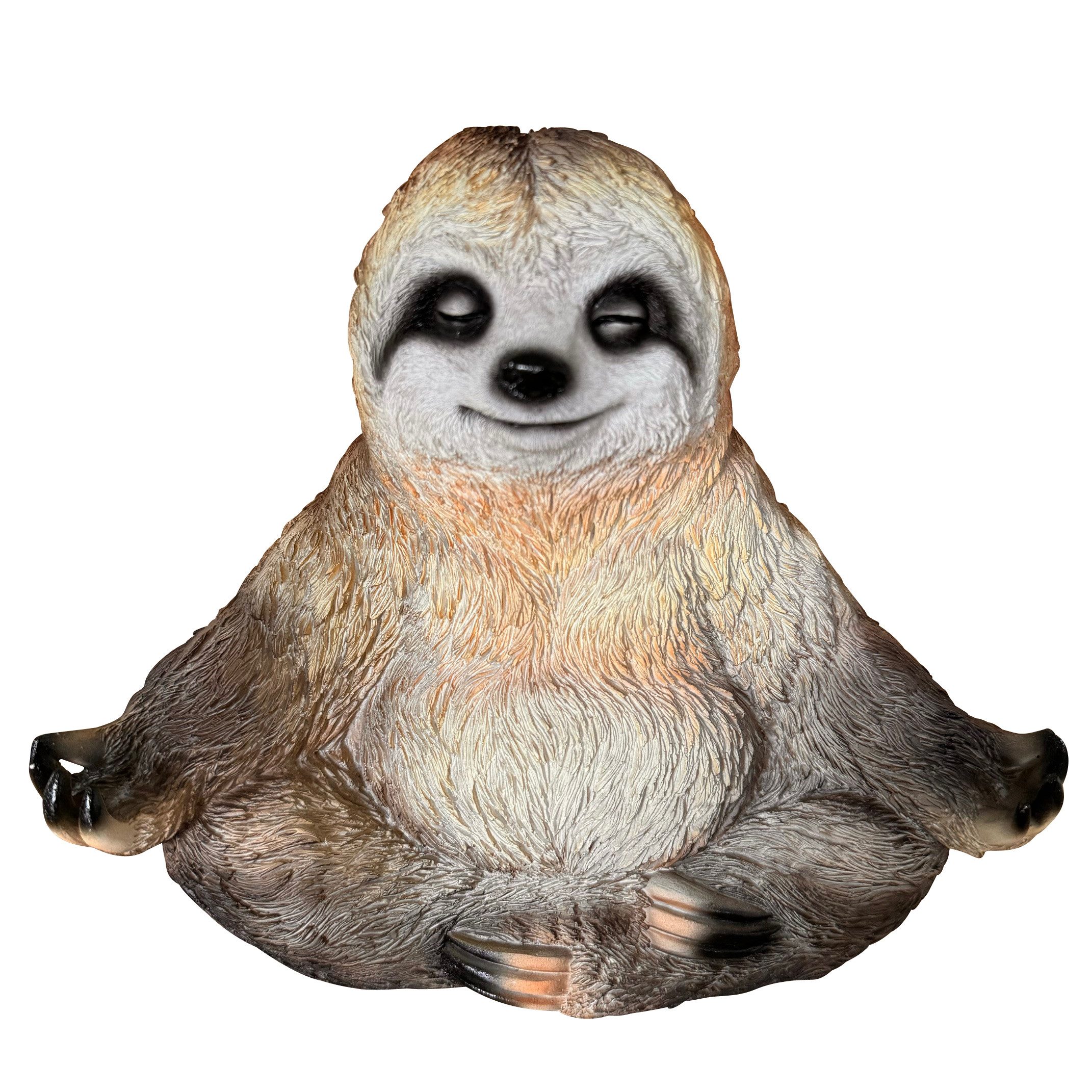 Online Fuchs Dekofigur Yoga Faultier In Meditation Gartenfiguren Auch