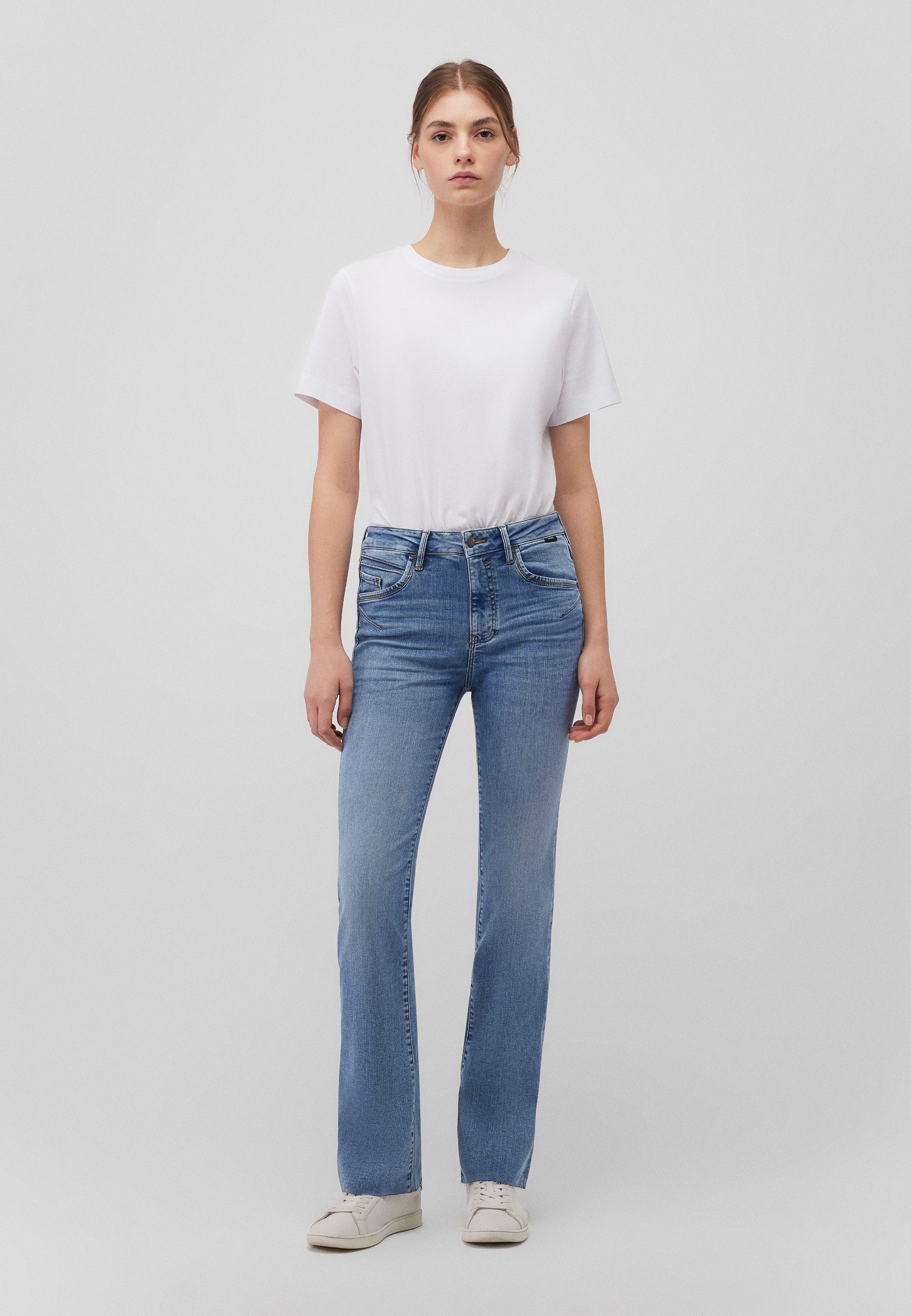 Mavi Bootcut-Jeans MARIA Bootcut Jeans, Mittlere Waschung in leicht ...
