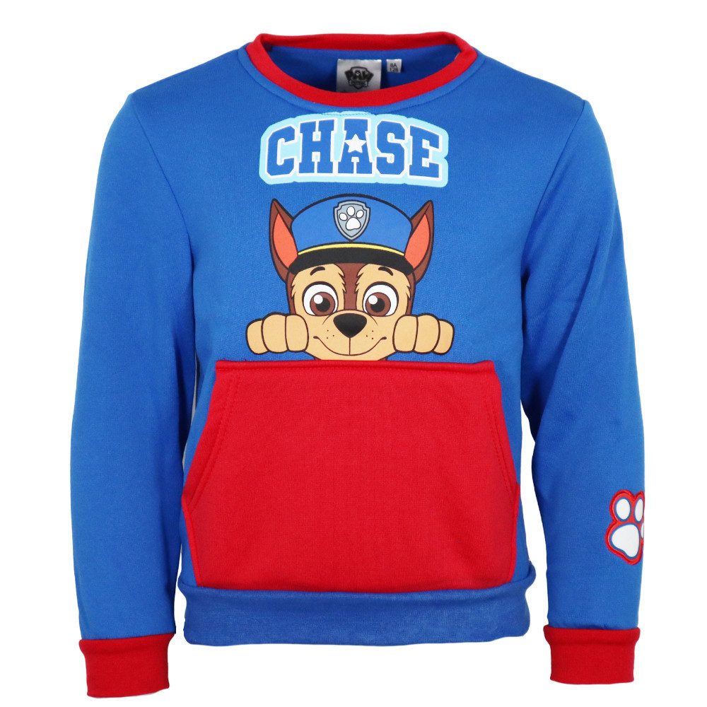PAW PATROL Sweater Paw Patrol Chase Kinder Jungen Pullover Pulli Gr. 98 ...