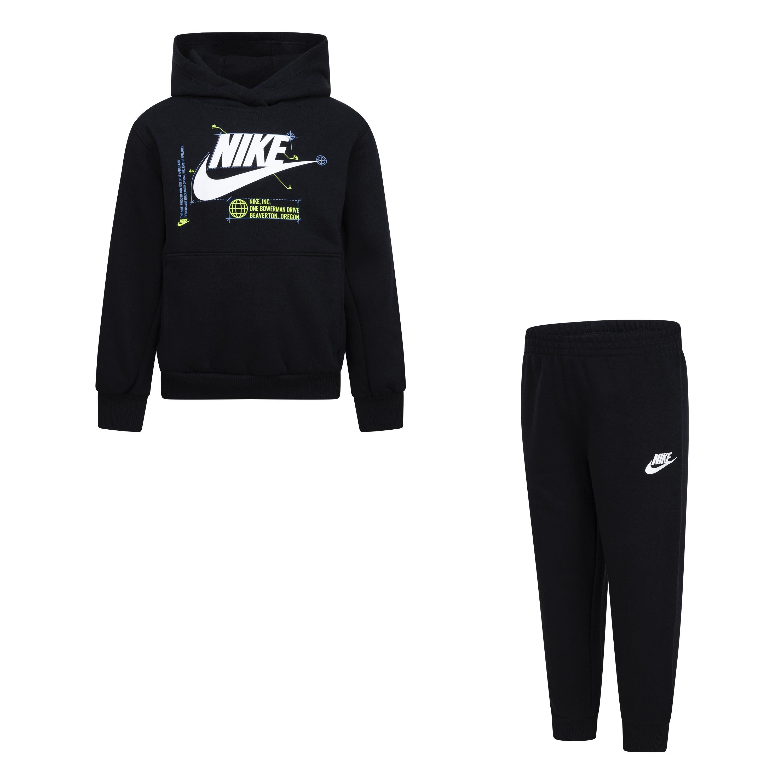 Nike Sportswear Jogginganzug KNB B NSW HBR FUTURA PO PANT S (Set, 2-tlg)