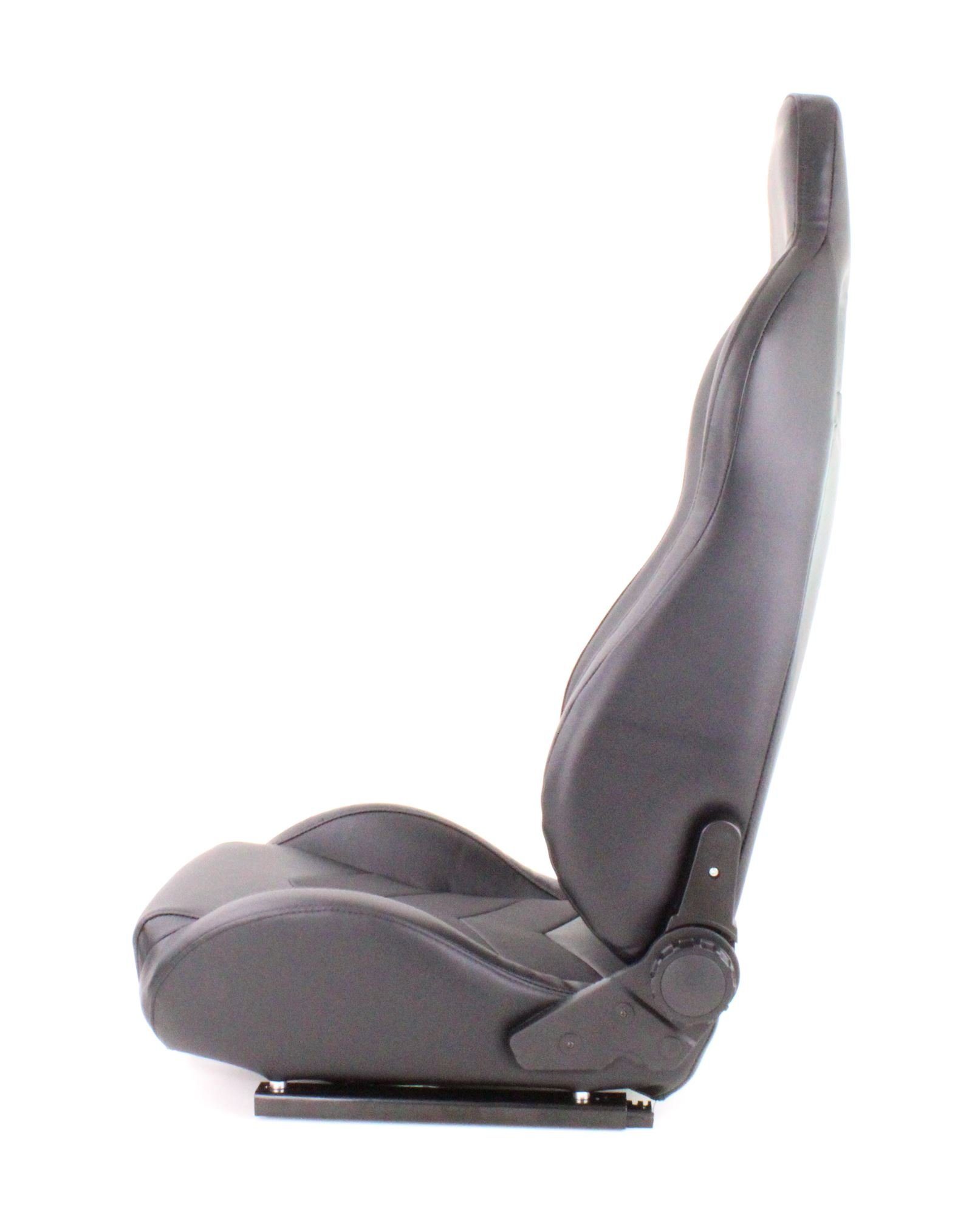 Tenzo-R Gaming-Stuhl Sportsitz Spielekonsole PC Sim Racing Schwarz mit ...