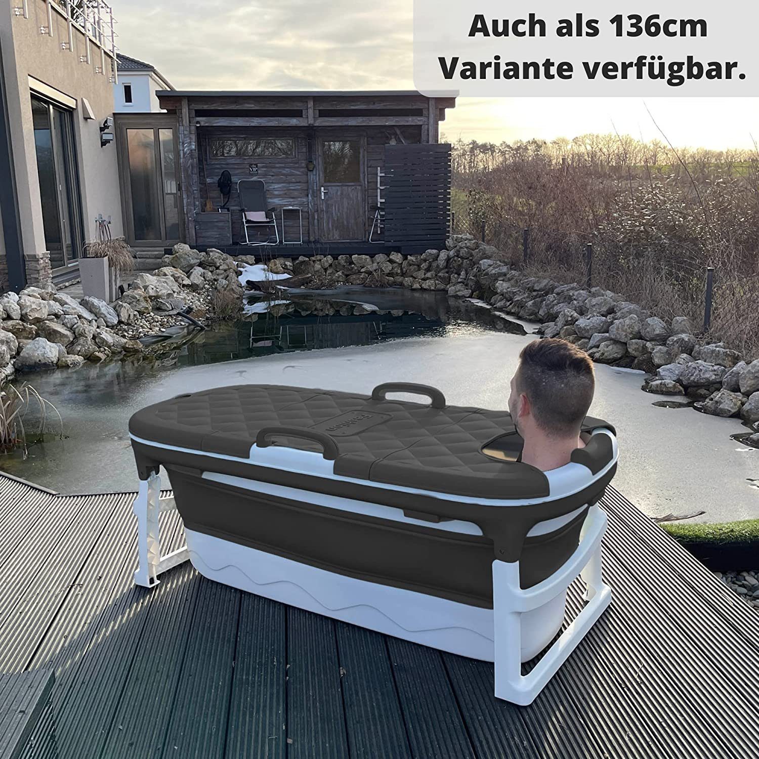 Bath Bob Badewanne faltbare Badewanne XXL Erwachsene/Kinder 158cm ...