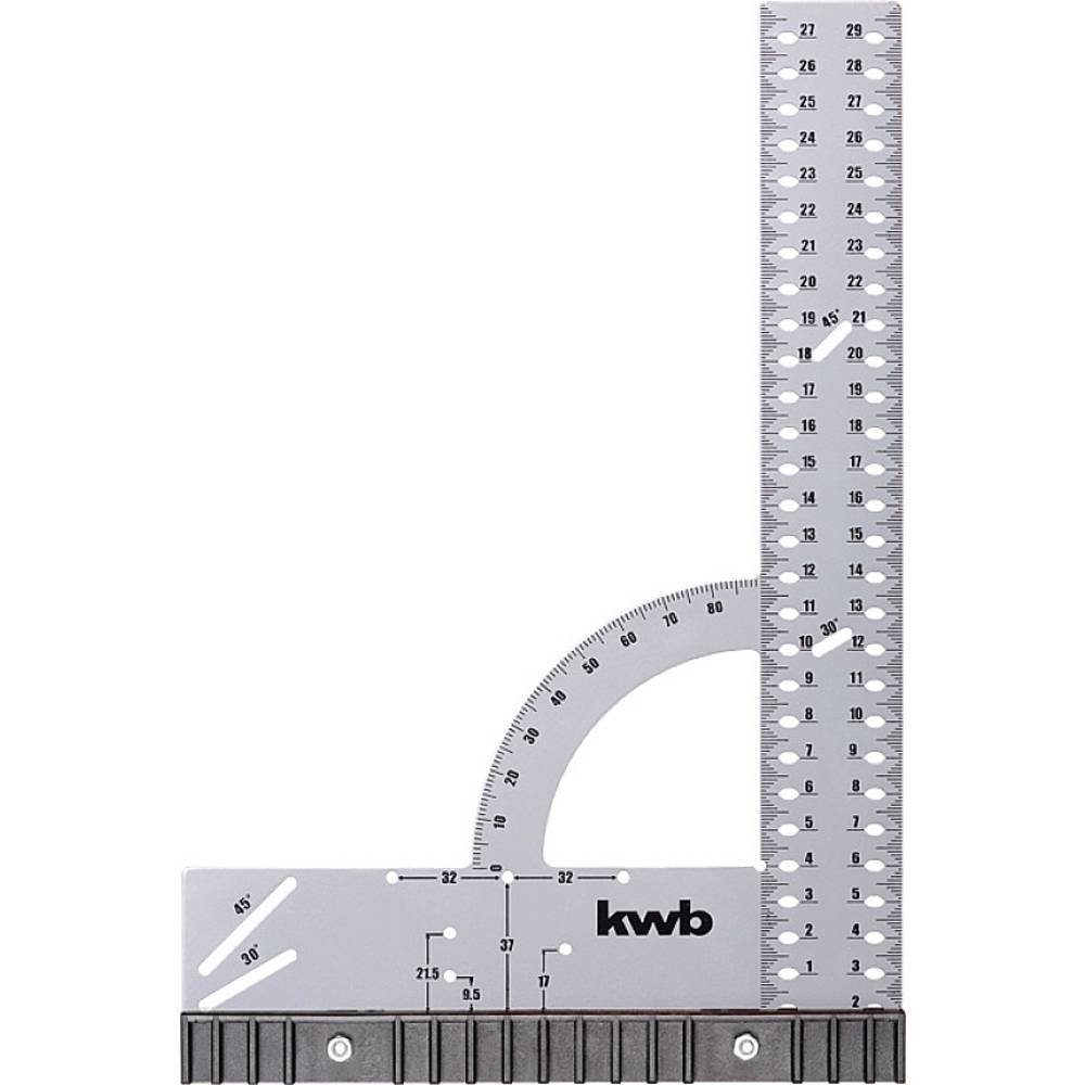 kwb Winkelmesser Universal-Zimmermannswinkel, 300 mm x 200 mm, Werksstandard (ohne Zertifikat)
