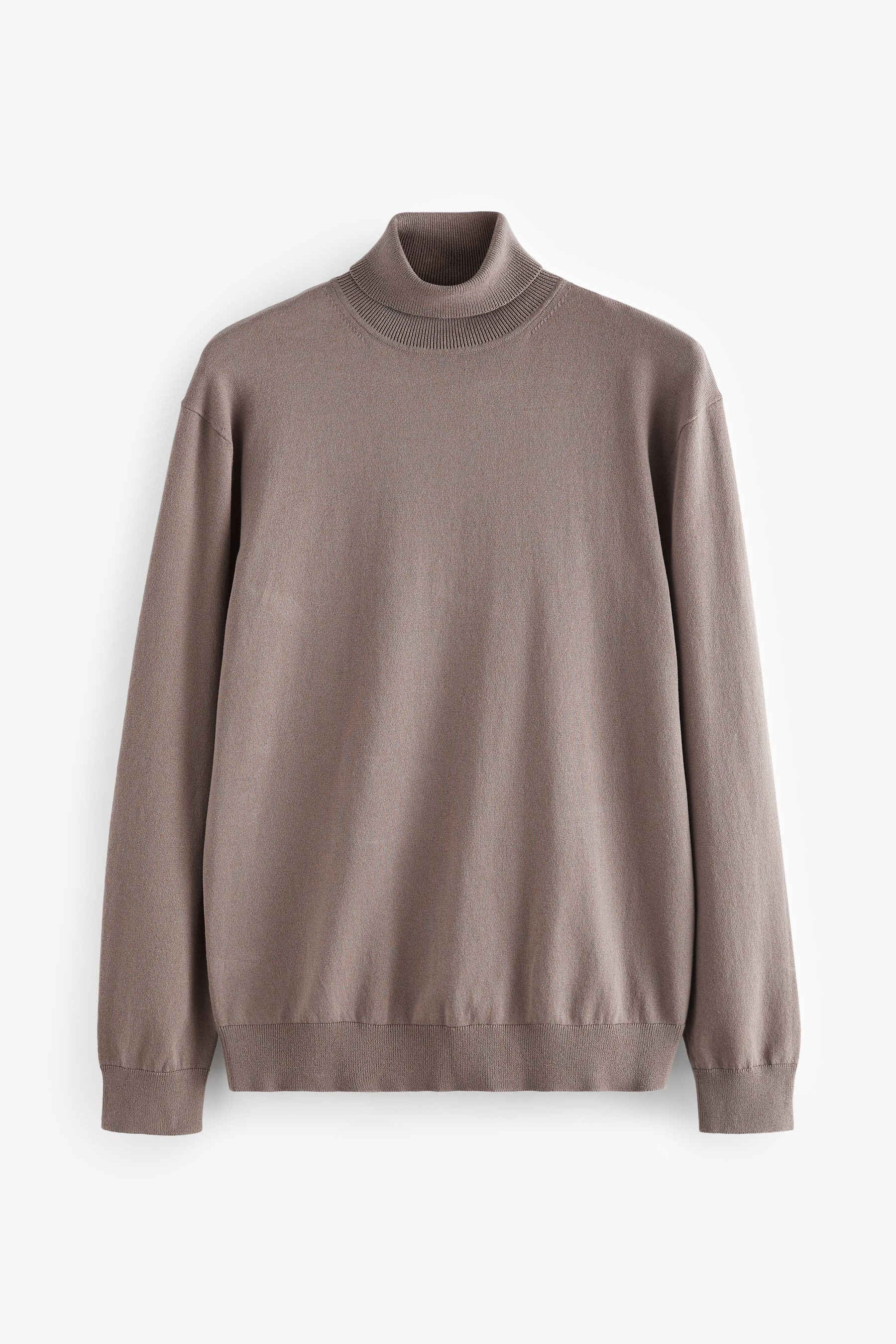 Next Rollkragenpullover Regular Fit Langärmeliger Strickpulli