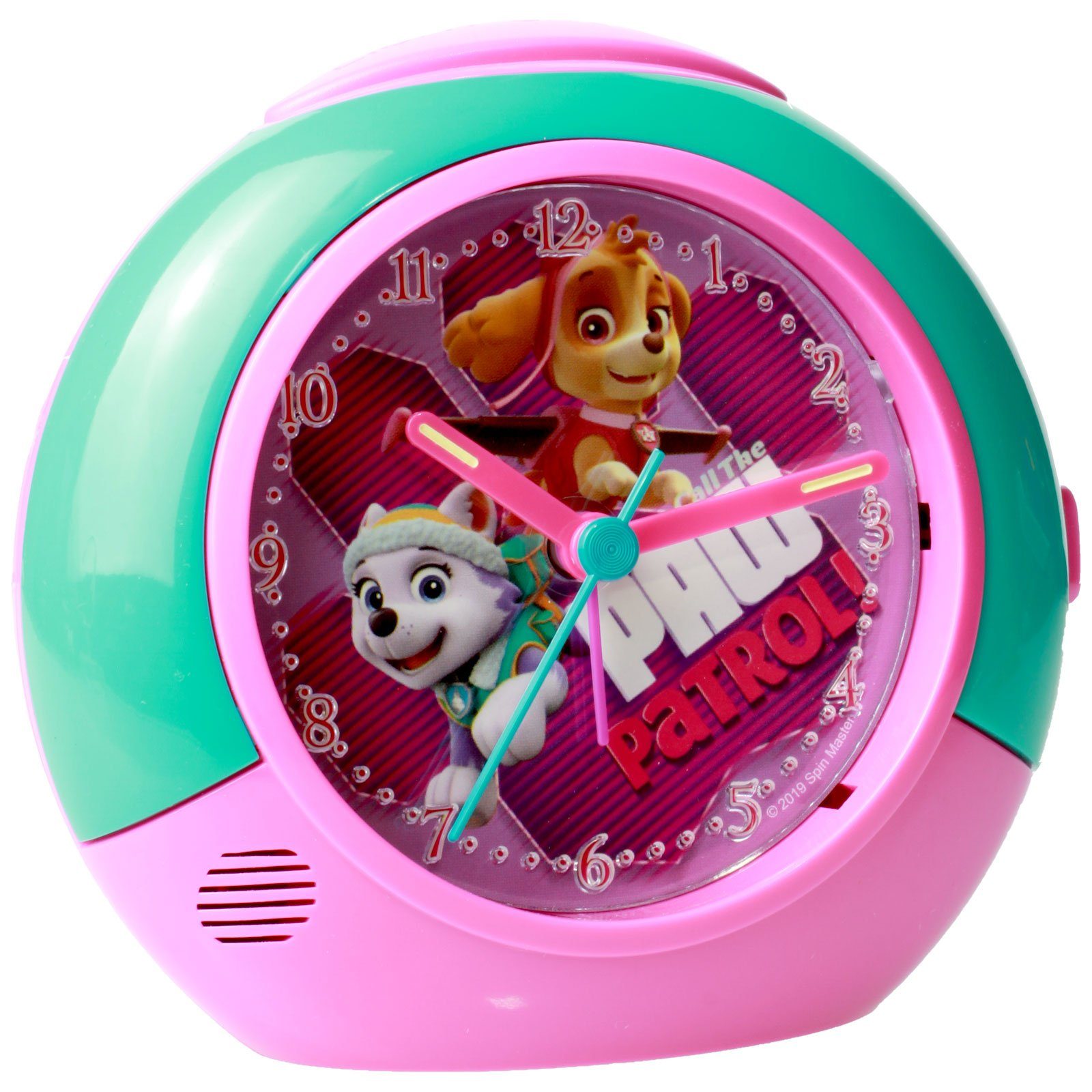 Paw Patrol Quarzwecker Paw Patrol Kinderwecker Geräuschlos Analog Licht