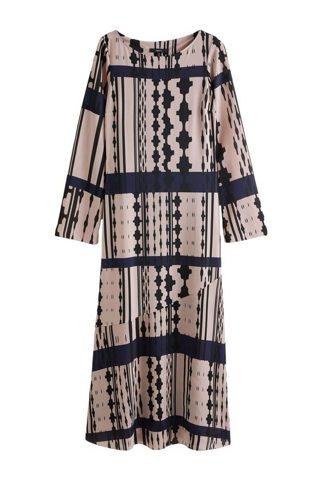 Next Jerseykleid Langärmeliges Enges Kleid Kurzgröße 1 Tlg