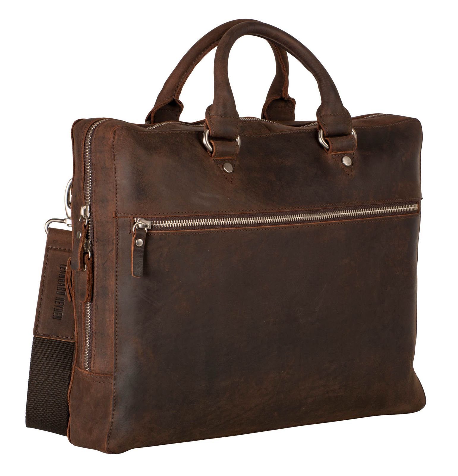 Leonhard Heyden Henkeltasche Tote Bag (Set, 2-tlg), aus echtem Leder