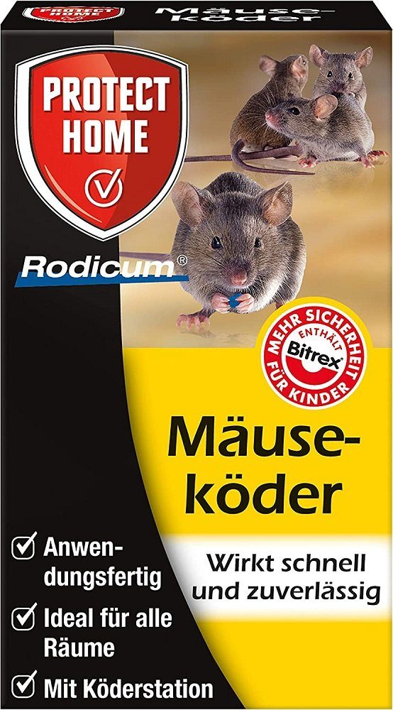 Protect Home Mäusegift Protect Home Rodicum Mäuseköder 1 St. Köderbox
