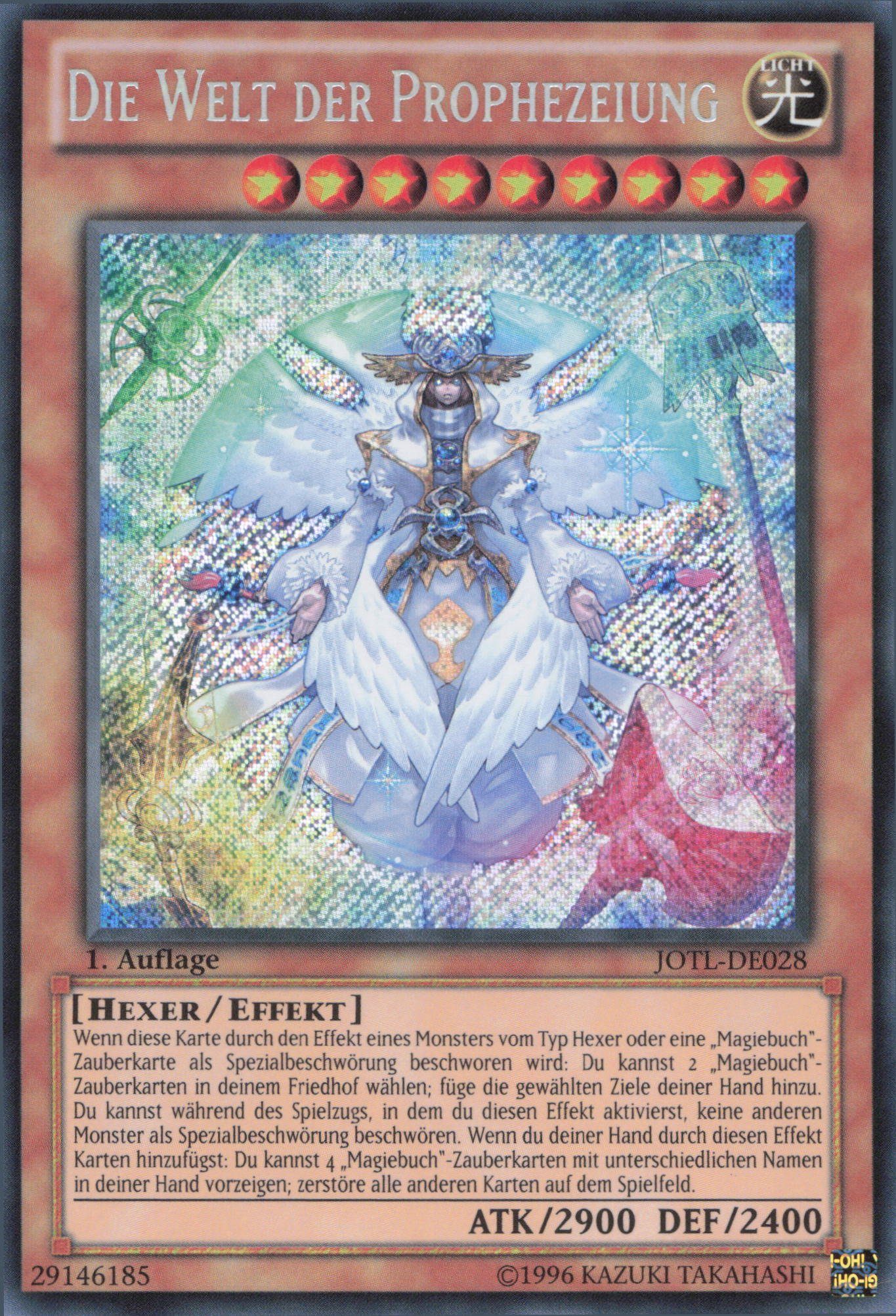 ReCollectibles Sammelkarte YuGiOh Karte Die Welt der Prophezeiung, Yu-Gi-Oh! Karte JOTL-DE028 ...