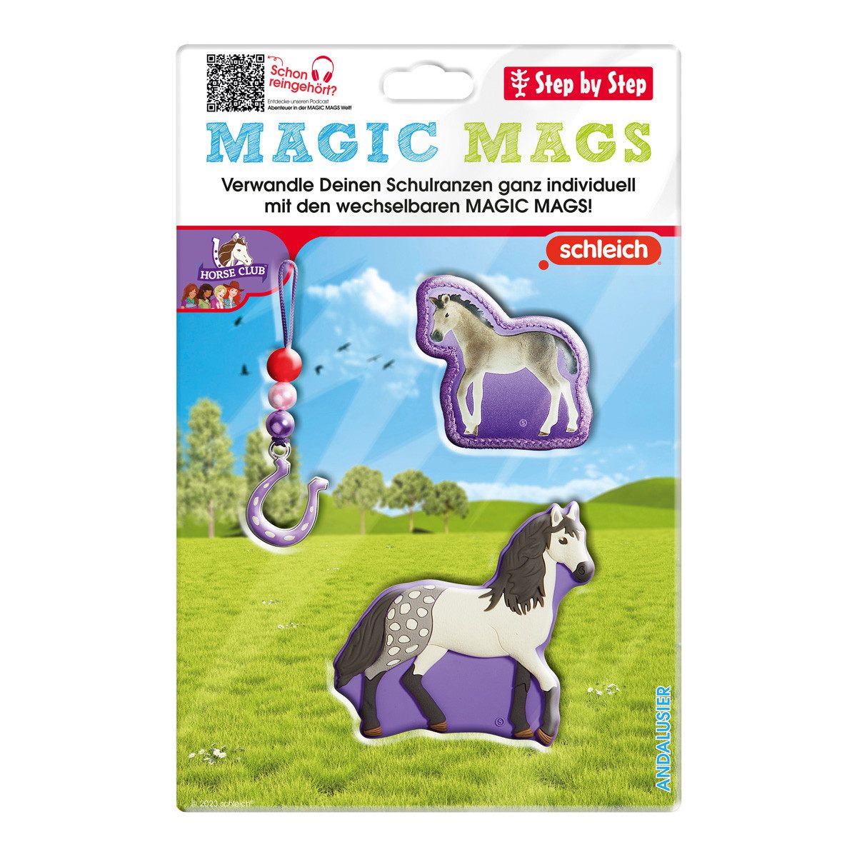 Step by Step Schulranzen Zubehör-Set "Magic Mags" Schleich (Dinosaurs ...