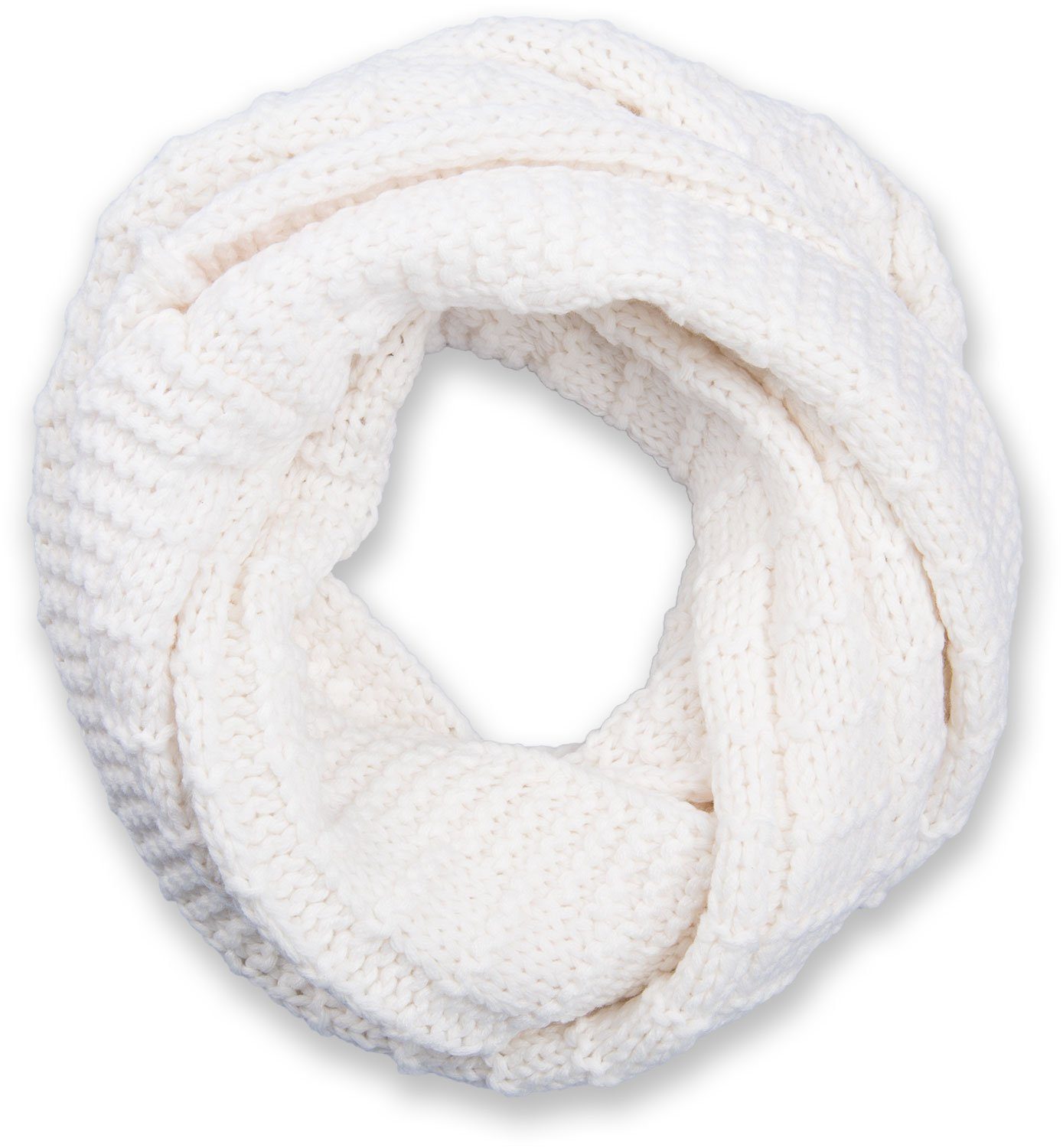 styleBREAKER Strickschal Strick Loop mit Karomuster, (1-St)