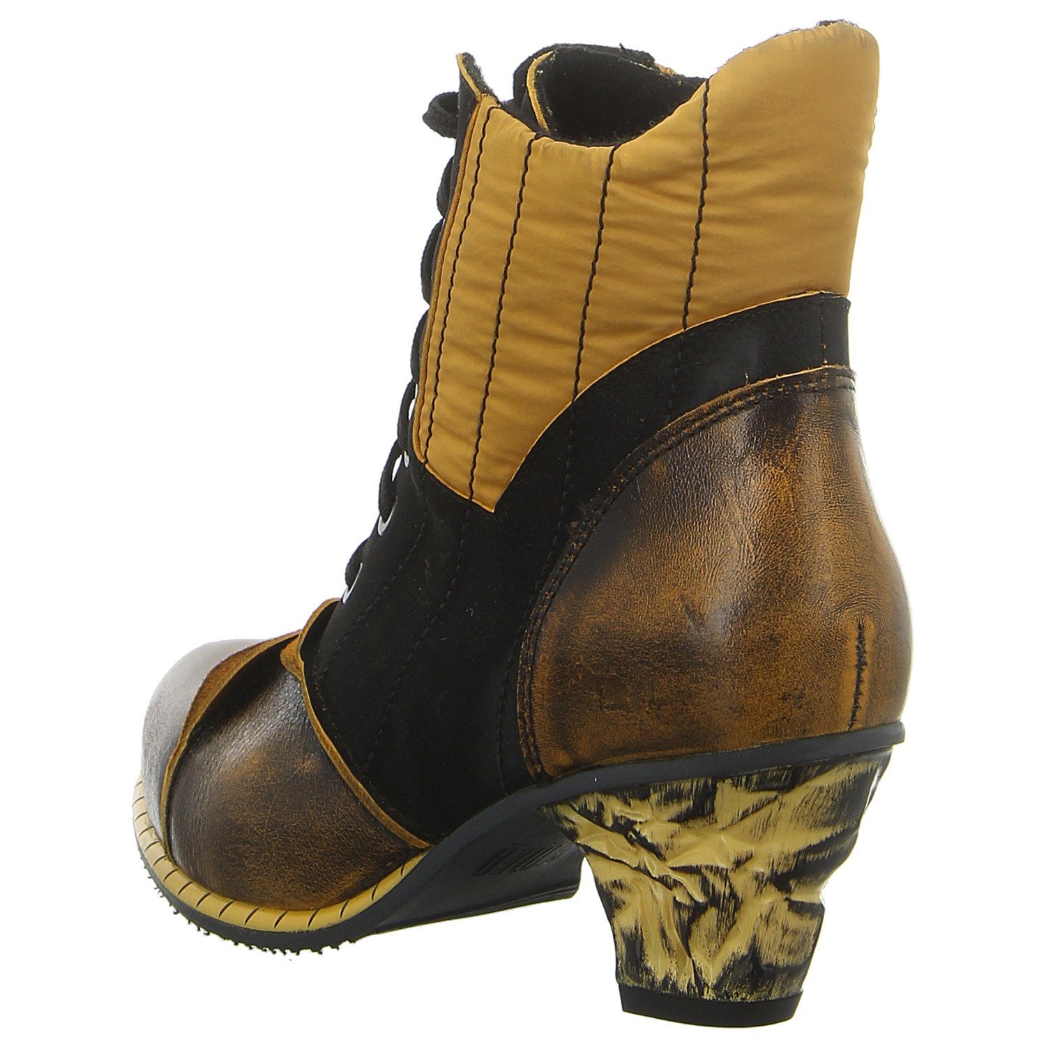 Simen Schnürstiefelette, gelb